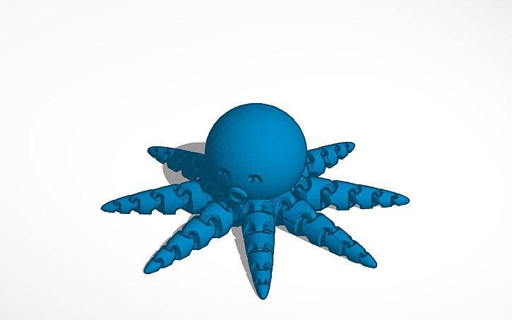 3D Design Flexible Octopus Tinkercad 3d-design-flexible-octopus-tinkercad