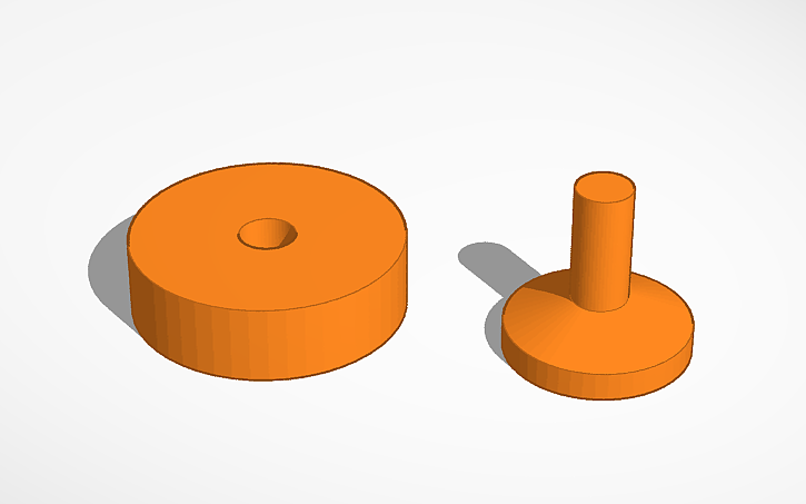 3D design Drawer Knob - Tinkercad