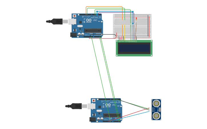 Circuit Design I2c Communication Master Slave Tinkercad