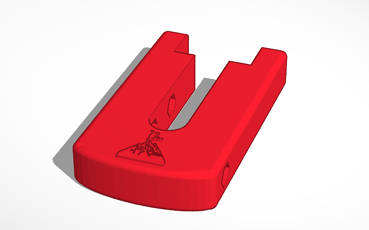 3D design Snowboard Rack - Tinkercad