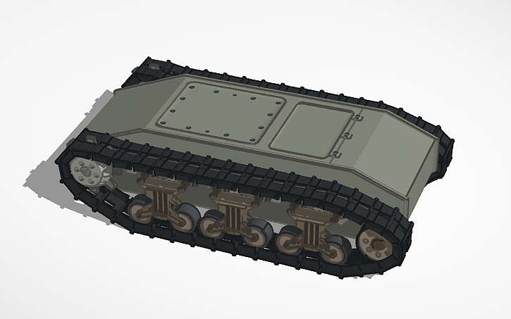 3D design "David "(Tank destroyer) #TGERP - Tinkercad