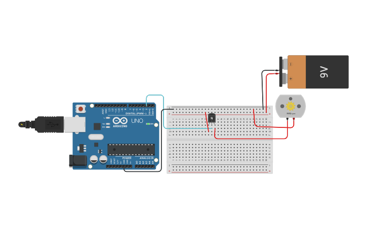 Circuit design circuito_3 transistor - Tinkercad