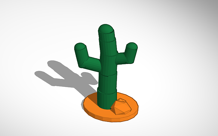 3D design Cactus - Tinkercad