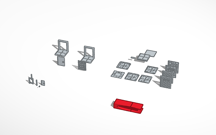 3D design D&D 3D map tiles | Tinkercad