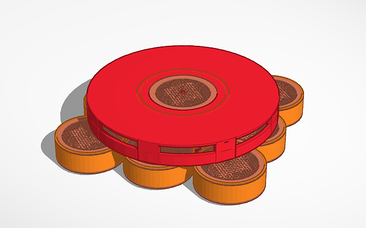 3D design FLYING PLATFORM - Tinkercad
