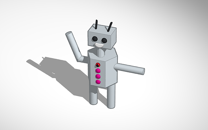3D design Mechanical Robot - Tinkercad