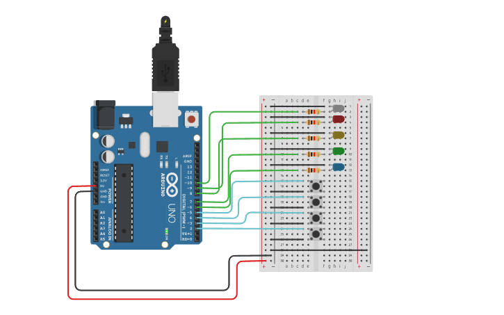 Circuit design Assignment 1 Washing Machine - 1083989 - Tinkercad