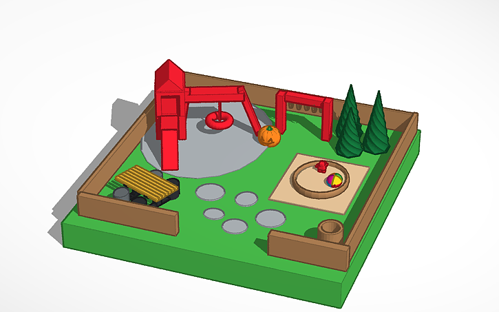 3D design Alexis playground - Tinkercad