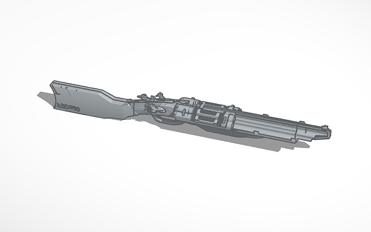3D design Blundergat from COD Zombies - Tinkercad