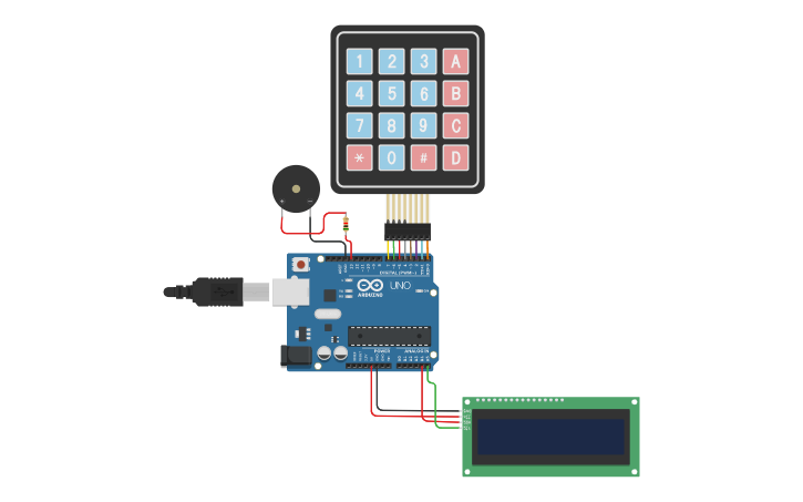 Circuit Design Copy Of Calculator Using Arduino Uno With Keypad Tinkercad 3361