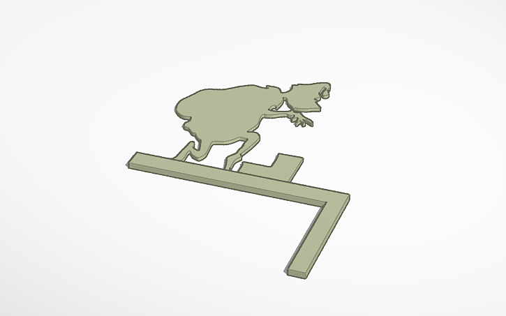 3D design grinch_topper - Tinkercad