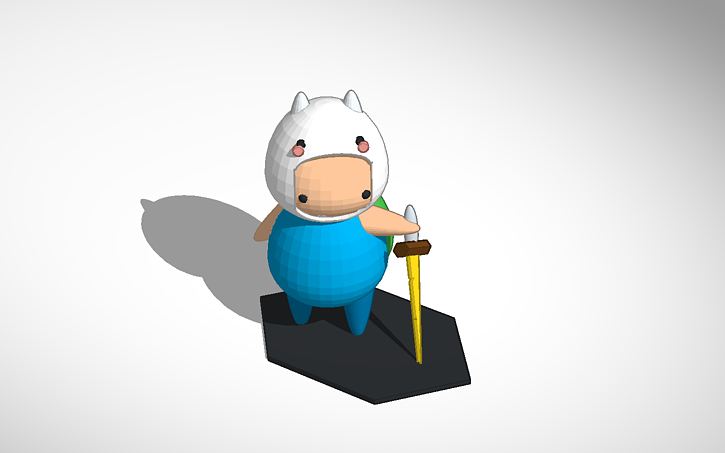 3D design Finn #chibi - Tinkercad