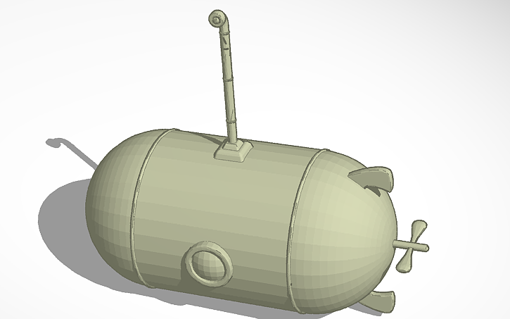 3d Design Sub Tinkercad