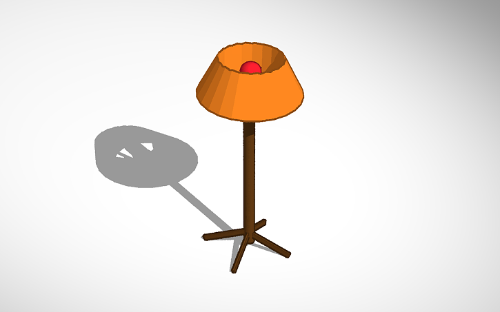 3D design the lamp - Tinkercad