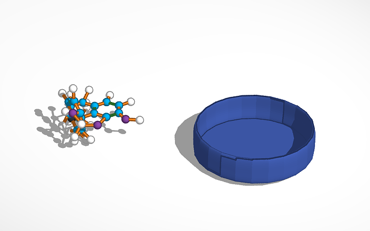 3D design Morphine (Compound) - Tinkercad