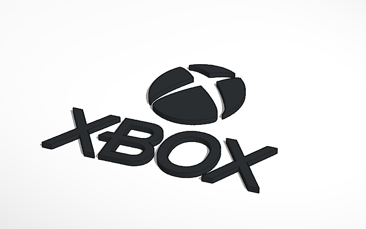 3D design Xbox Logo 3D - Tinkercad