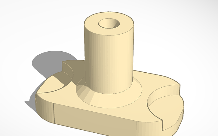 3D design DС power plug - Tinkercad