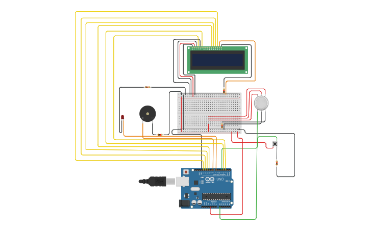 Circuit design PROJECT IOT 2871 - Tinkercad