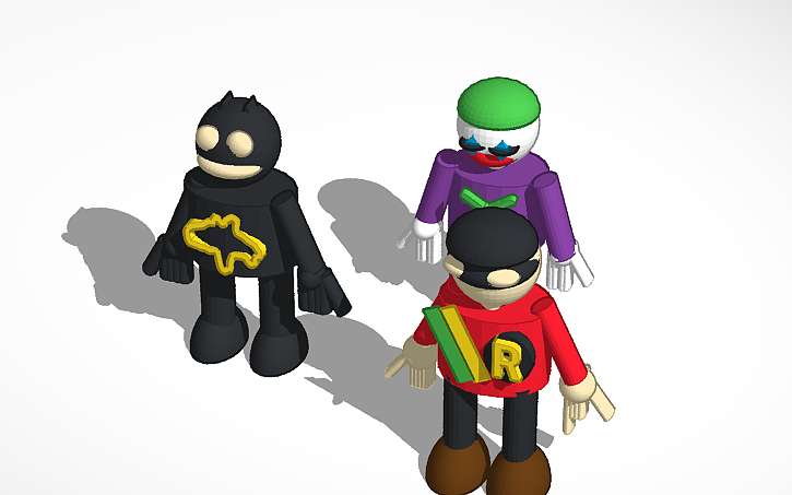 3D design batman characters | Tinkercad