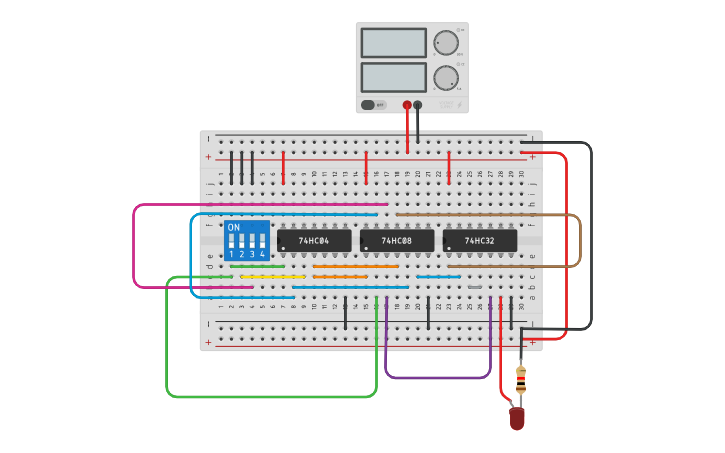 Circuit Design Using Sop Form Tinkercad