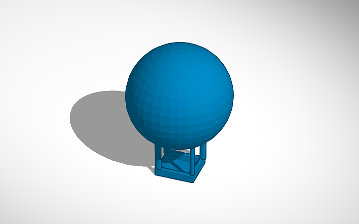 3D design air baloon | Tinkercad