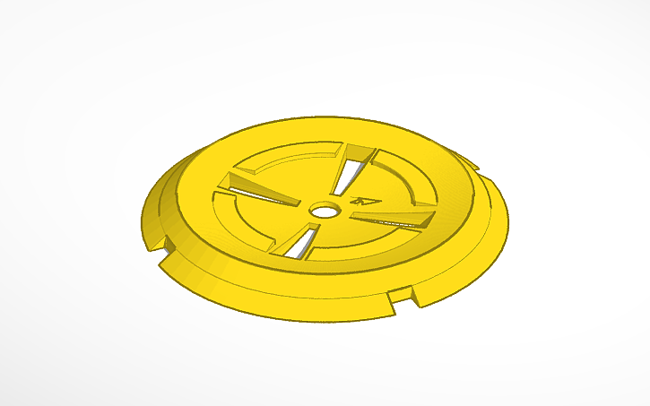3D design Mario kart hubcaps front (Mario kart 8 Deluxe) - Tinkercad