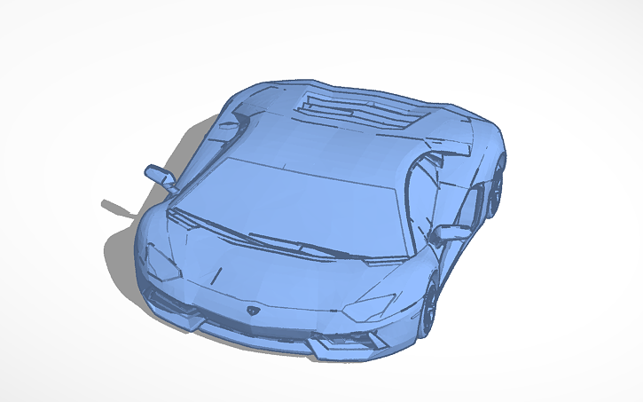3D design Lamborghini Huricon - Tinkercad