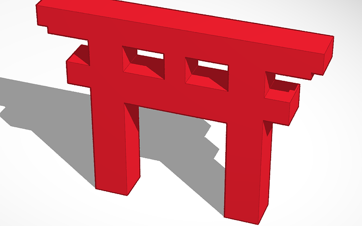 3D design Kai's Gate Arch - Tinkercad