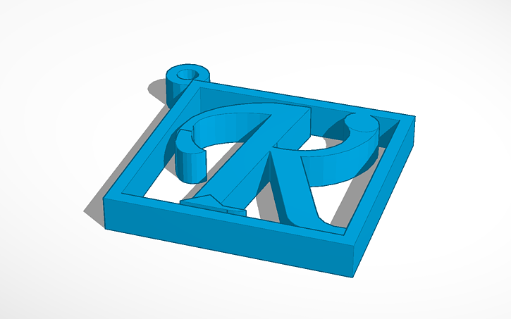 3D design Keystone Keychain - Tinkercad