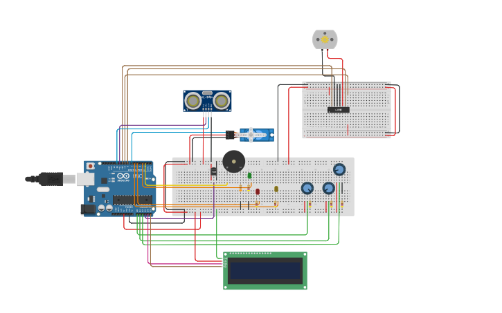 Circuit design Smart Home | Tinkercad