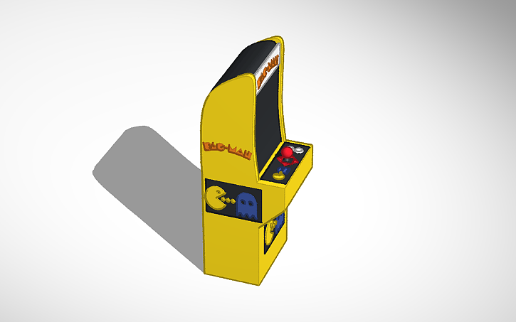 3D design Arcade machine - Tinkercad