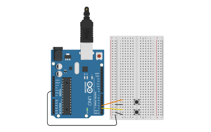 Circuit Design Counting To 10 With The Arduino Library Tinkercad 9461