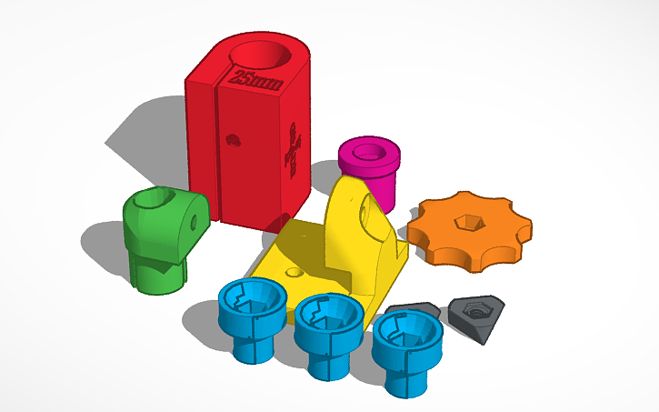 3D design 25mm camera boom | Tinkercad