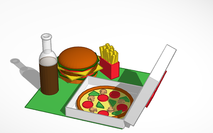3D design Food - Tinkercad