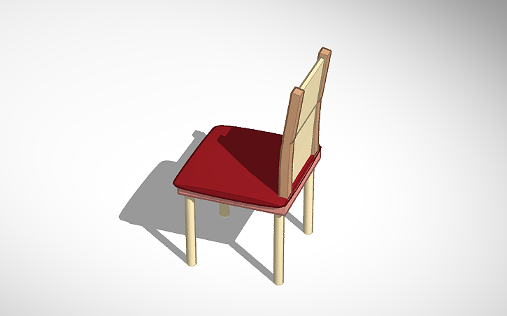 3D design chair - Tinkercad