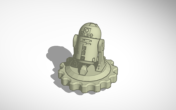 3D design R2D2 Extruder knob | Tinkercad