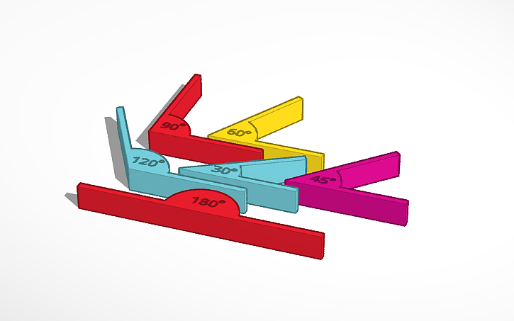3D design many degrees - Tinkercad