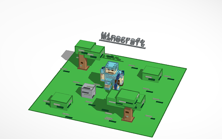3D design Minecraft - Tinkercad