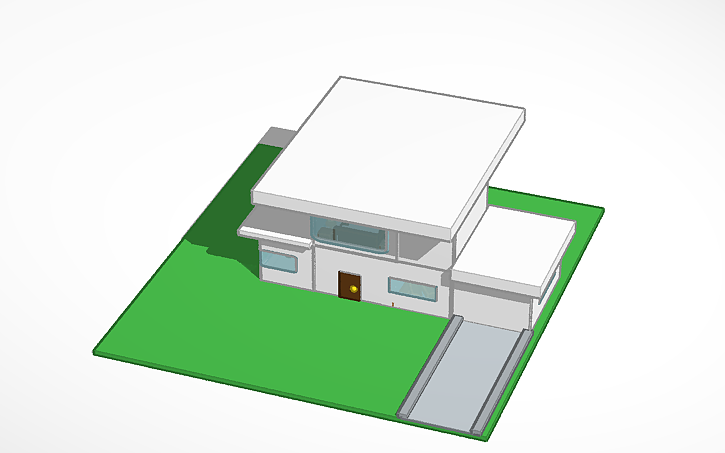 3D design mansion - Tinkercad