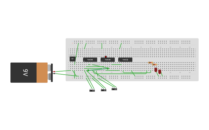 Circuit Design 1 Bit Full Adder Bim 3p 2020 Tinkercad