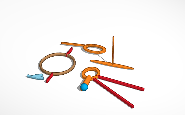 3D design Trigger mechanism - Tinkercad