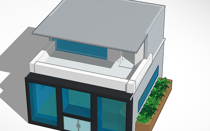 3D design MODERN HOUSE MINI #TinkerTogether - Tinkercad