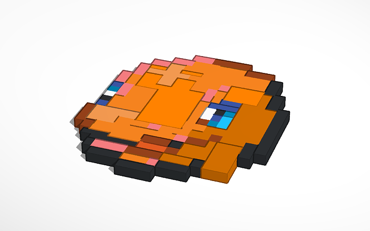 3D design charmander - Tinkercad