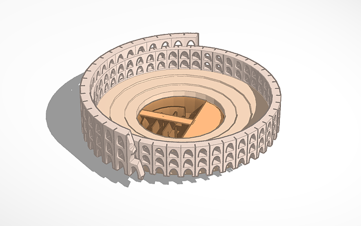 3D design Colosseum - Tinkercad