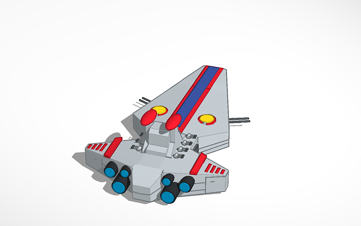 3D design venator class star destroyer - Tinkercad