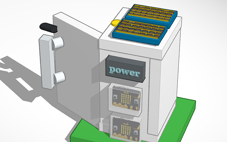 3D design Solar-Powered-Fridge - Tinkercad