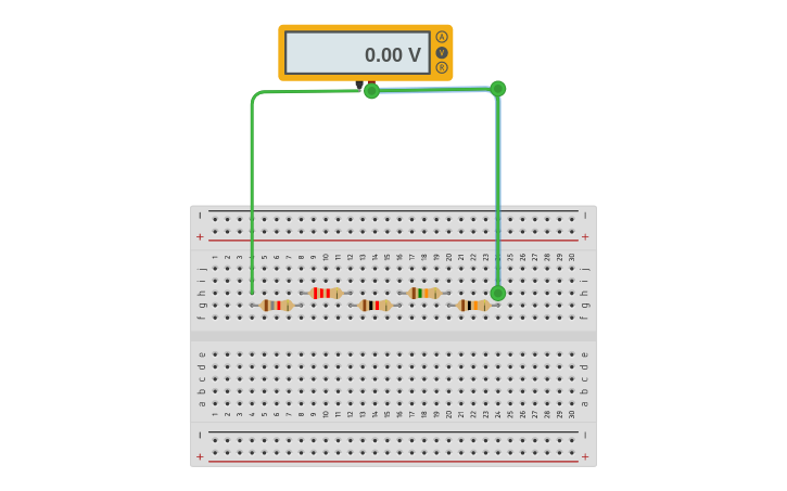 Circuit Design Series Combination 2 Niveditha Tinkercad