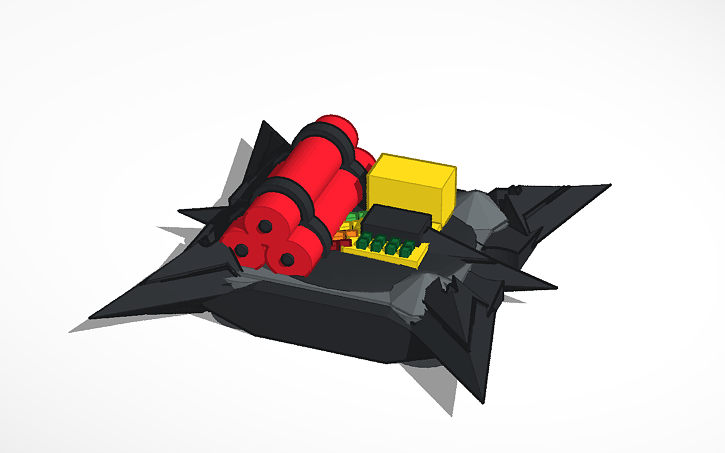 3D design bomb - Tinkercad