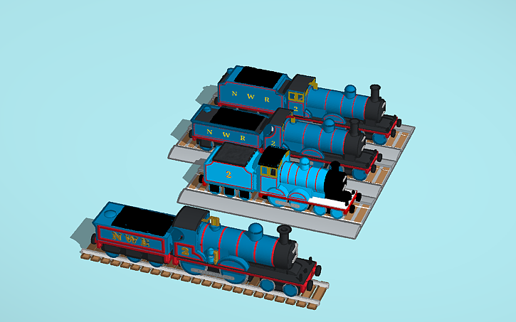 3D design Edward The Blue Engine (Class K2) | Tinkercad