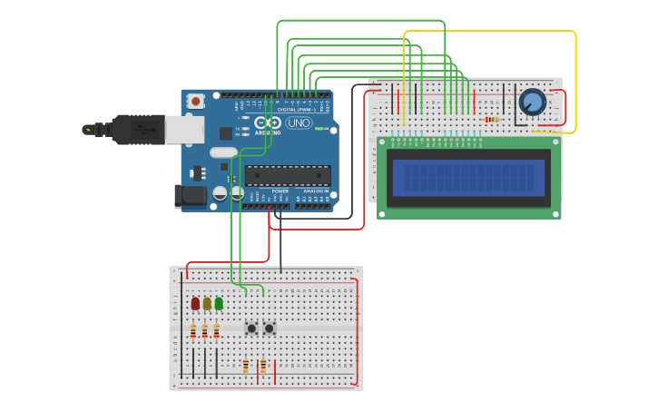 Circuit design rádio digital | Tinkercad